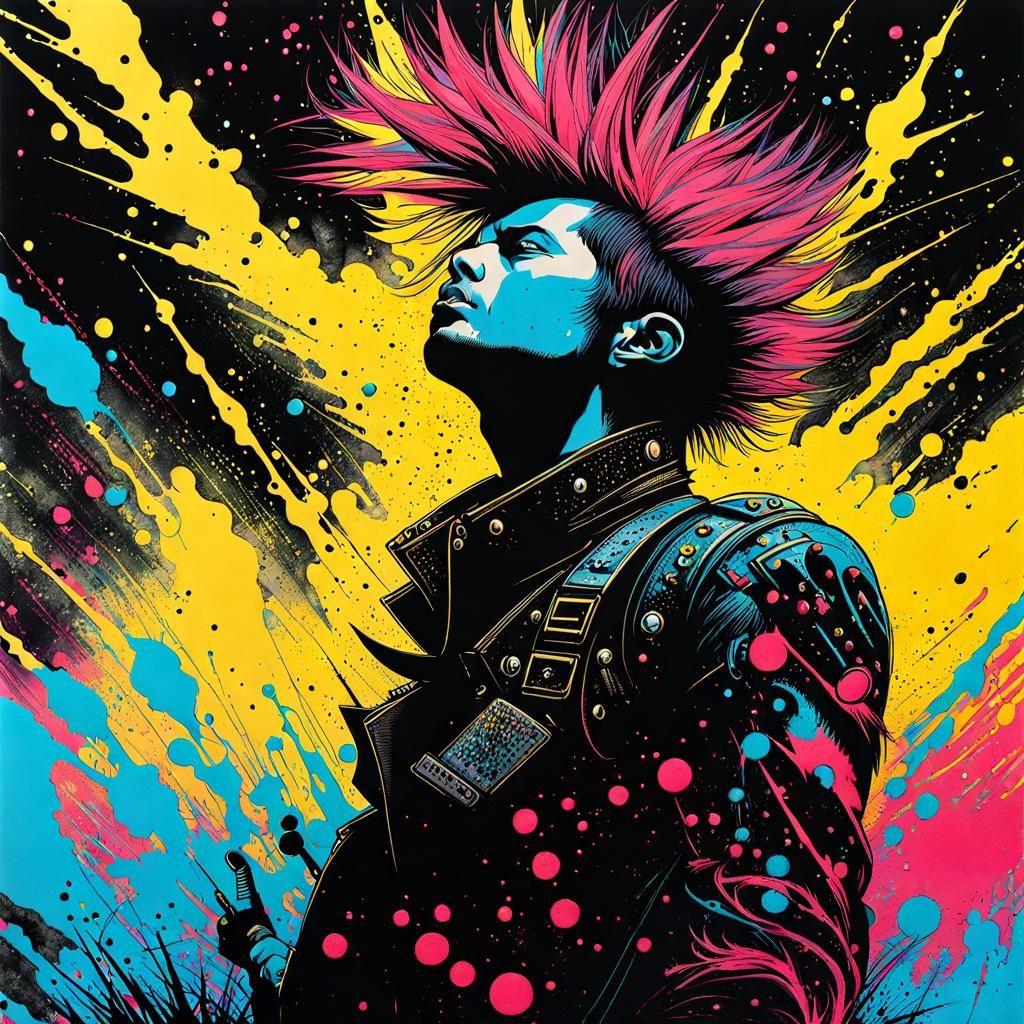Punk - AI Generated Artwork - NightCafe Creator