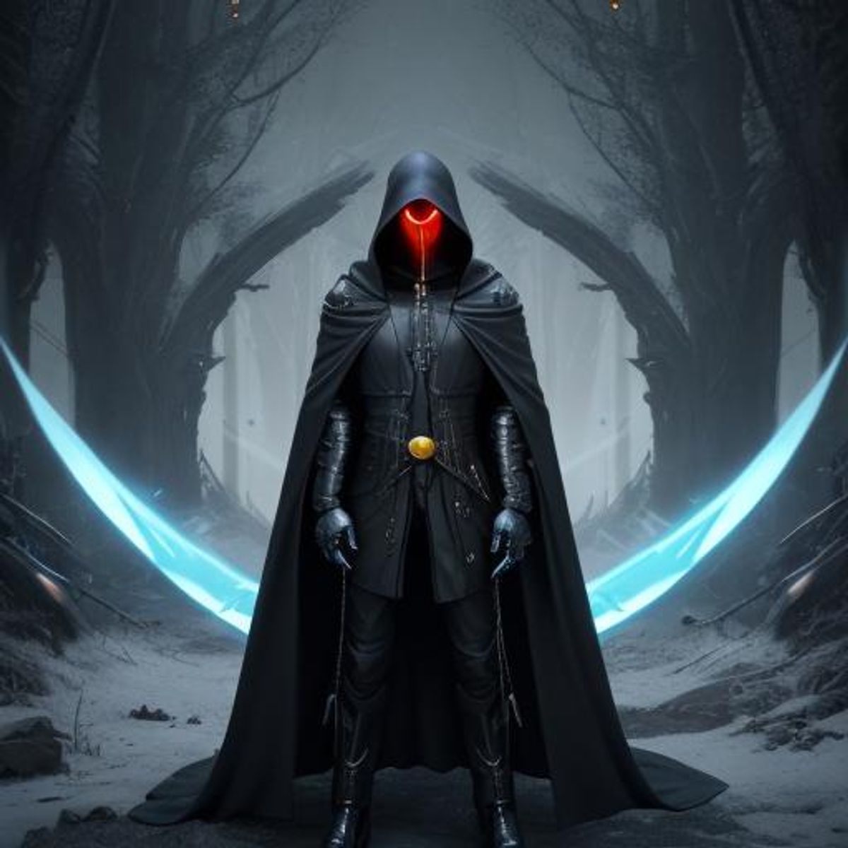 GRIM REAPER OF THE FUTURE. ROBOTIC, MECHANICAL, BIOLUMINESCENT. WEARING ...