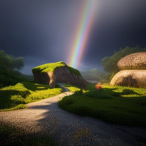 Tom MacDonald rainbow flash, unreal engine 5 ,128 bit graphics,flashes ...