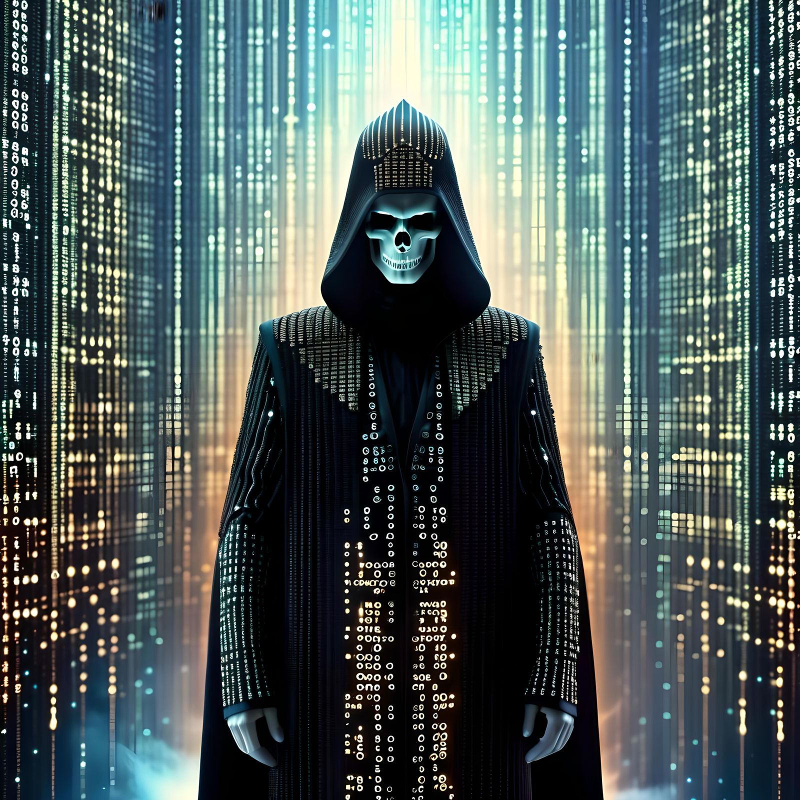 Digital Death VUXL - AI Generated Artwork - NightCafe Creator