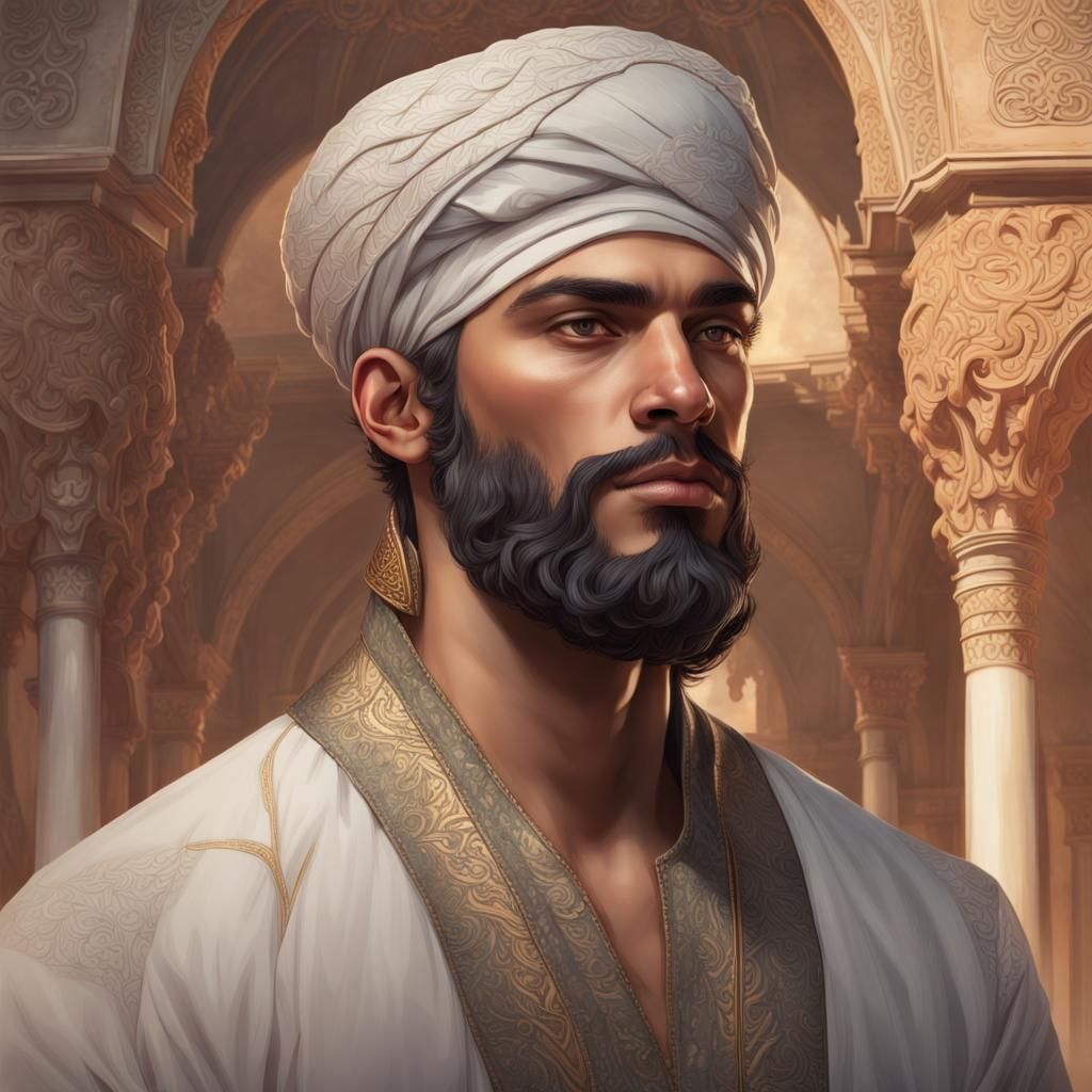 Muslim Man - AI Generated Artwork - NightCafe Creator