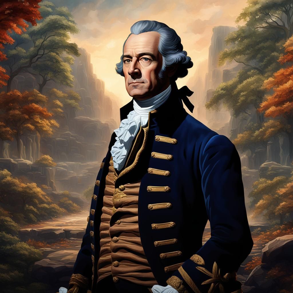 Portrait of Alexander Hamilton - AI Generated Artwork - NightCafe Creator
