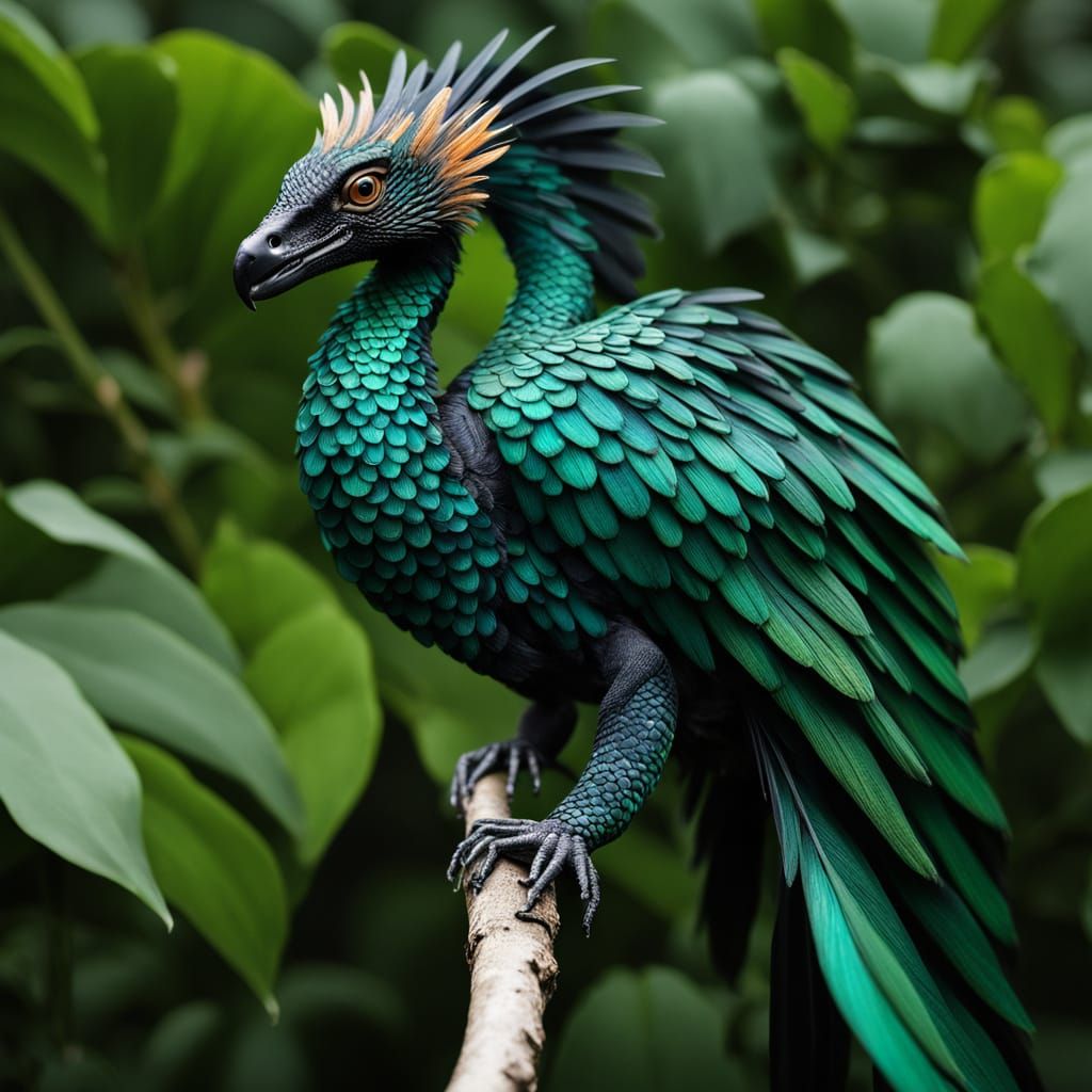 Quetzalcoatl, the winged serpent in Aztec belief,… A gorgeous winged ...