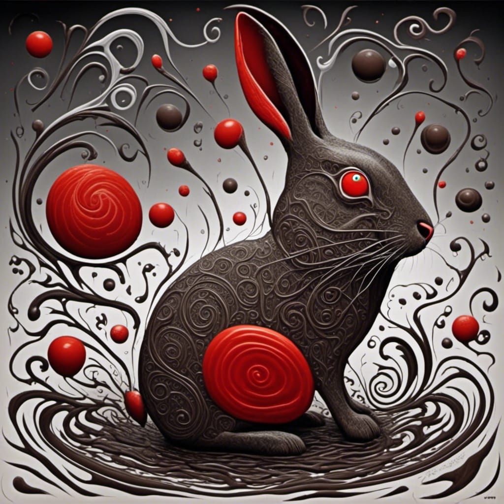 Chocolate Rabbit - AI Generated Artwork - NightCafe Creator