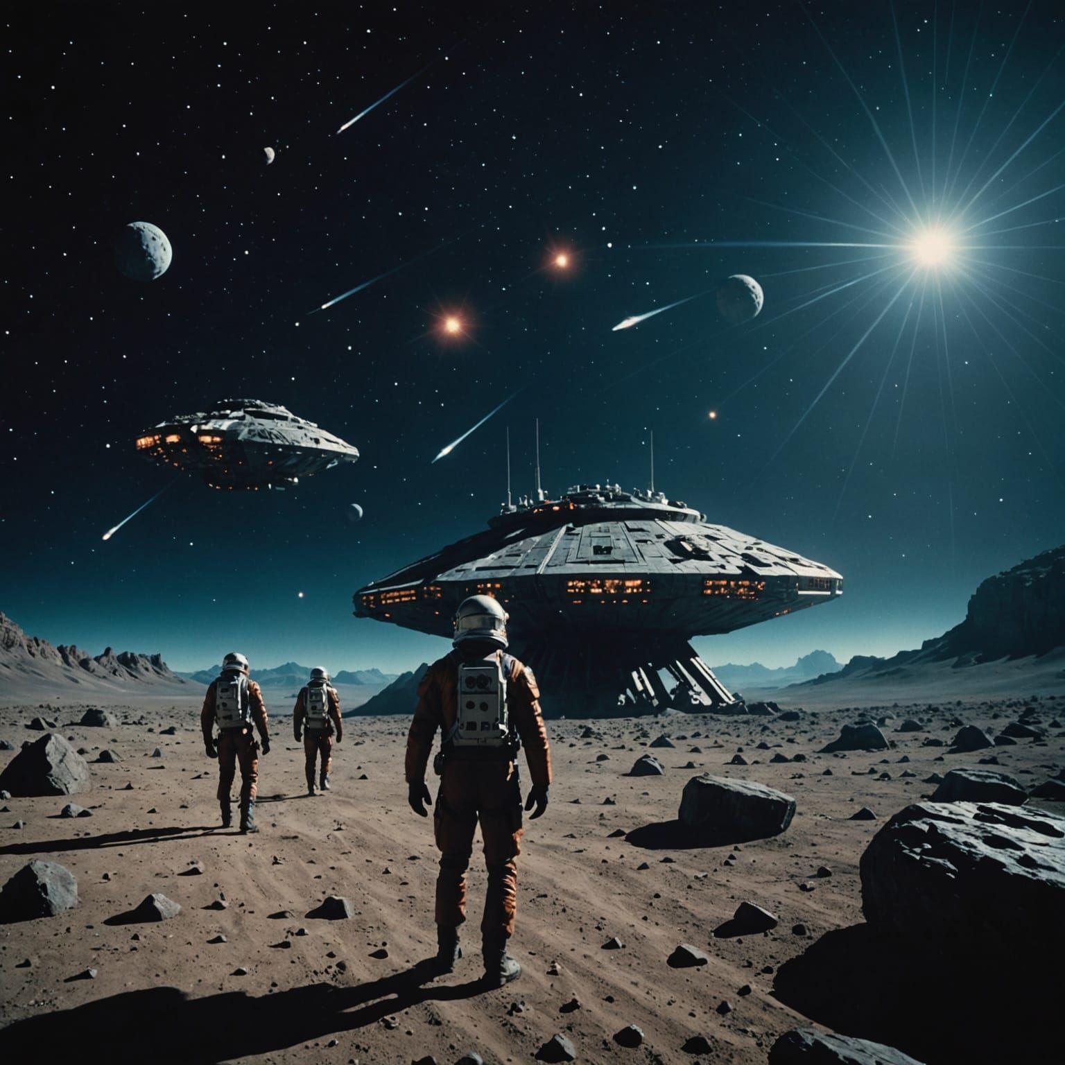 The star cruisers - Epic 35mm Film Still of Star Cruisers i...