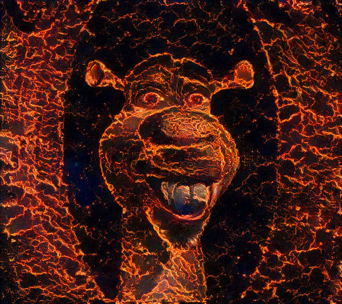 shronkey+fire=a funny - AI Generated Artwork - NightCafe Creator