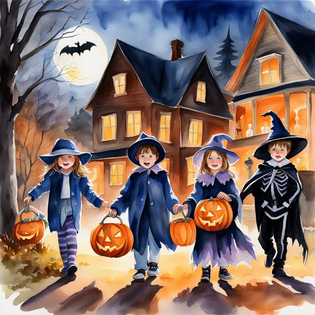 Happy Halloween! - AI Generated Artwork - NightCafe Creator