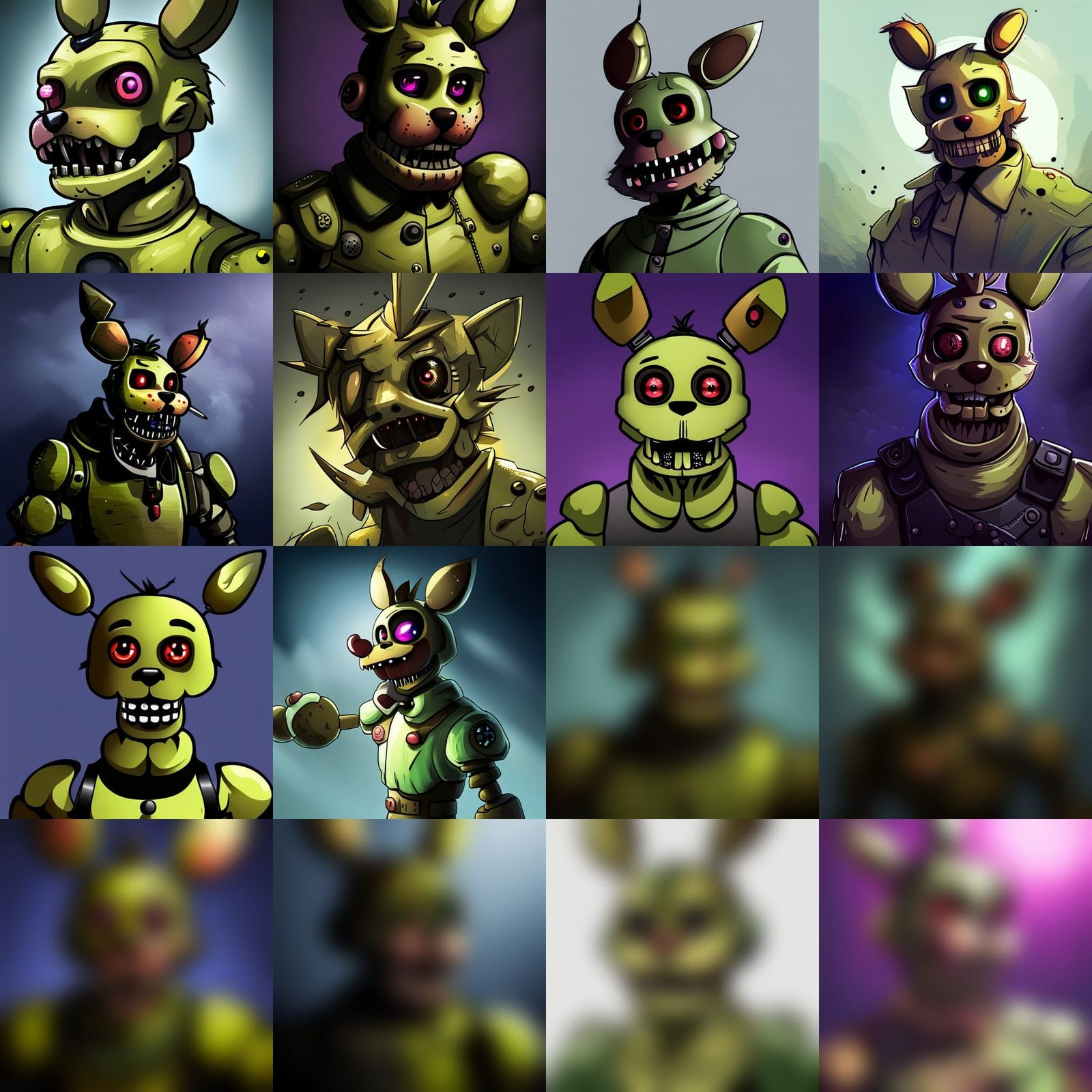 Springtrap (FNAF) - AI Generated Artwork - NightCafe Creator