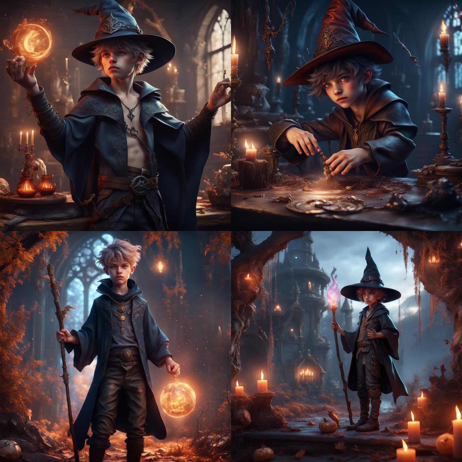 Witch boy - AI Generated Artwork - NightCafe Creator