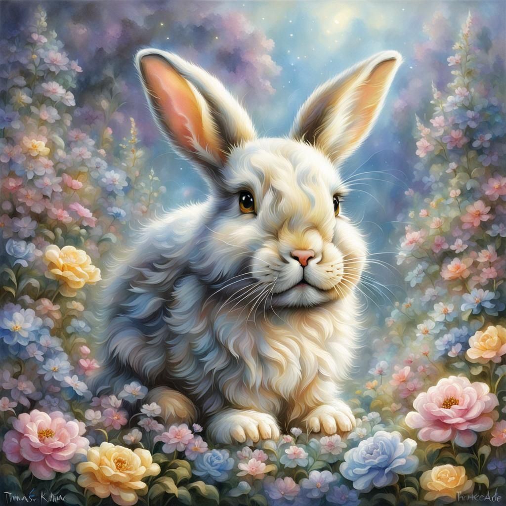 Cute Rabbit - AI Generated Artwork - NightCafe Creator