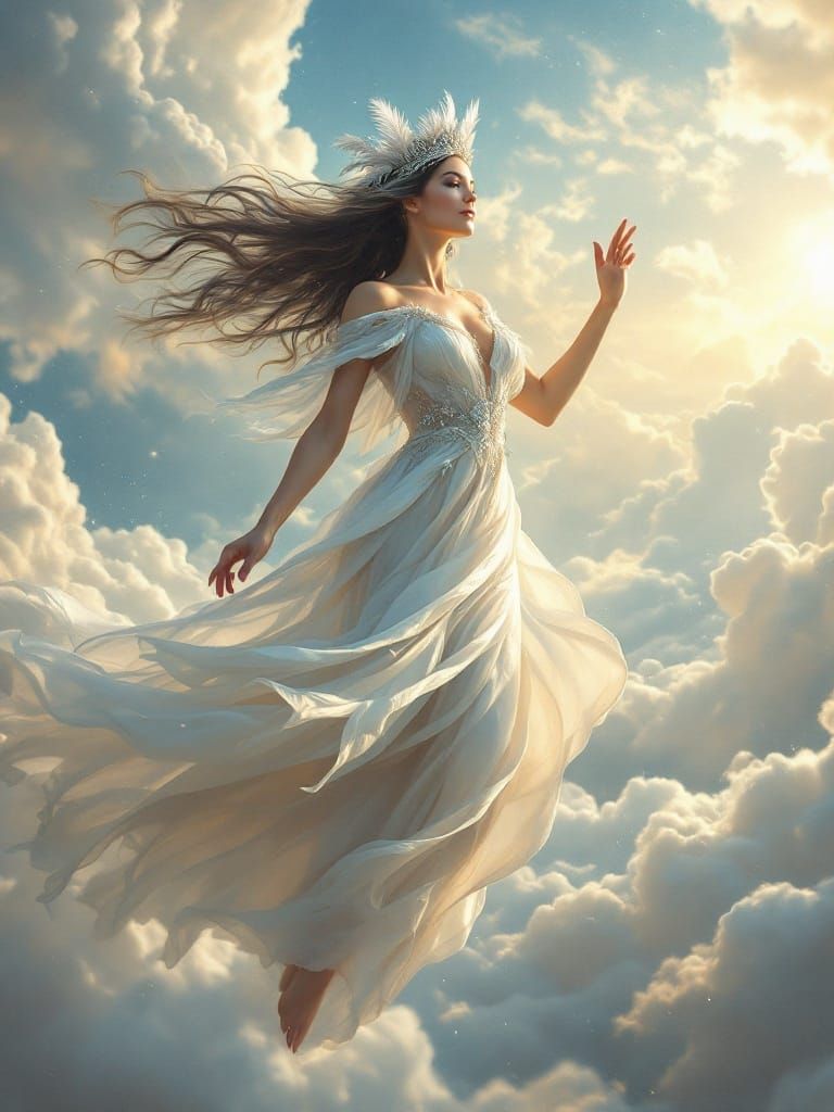 The goddess of air - Celestial Goddess of the Skies