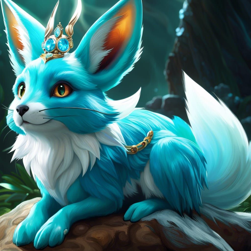 Crowned carbuncle - AI Generated Artwork - NightCafe Creator