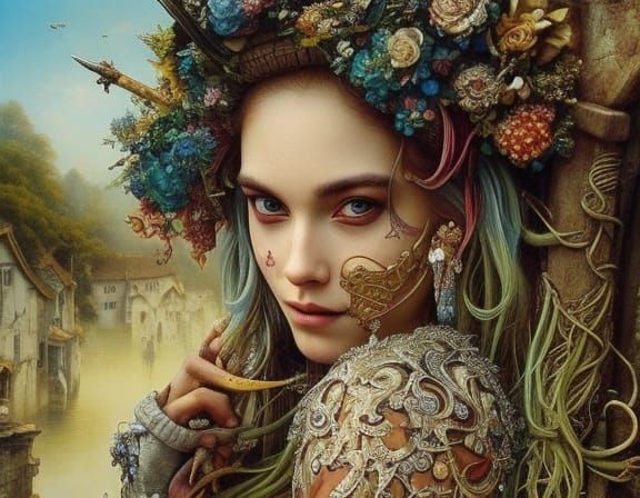 Rococo Beauty - AI Generated Artwork - NightCafe Creator