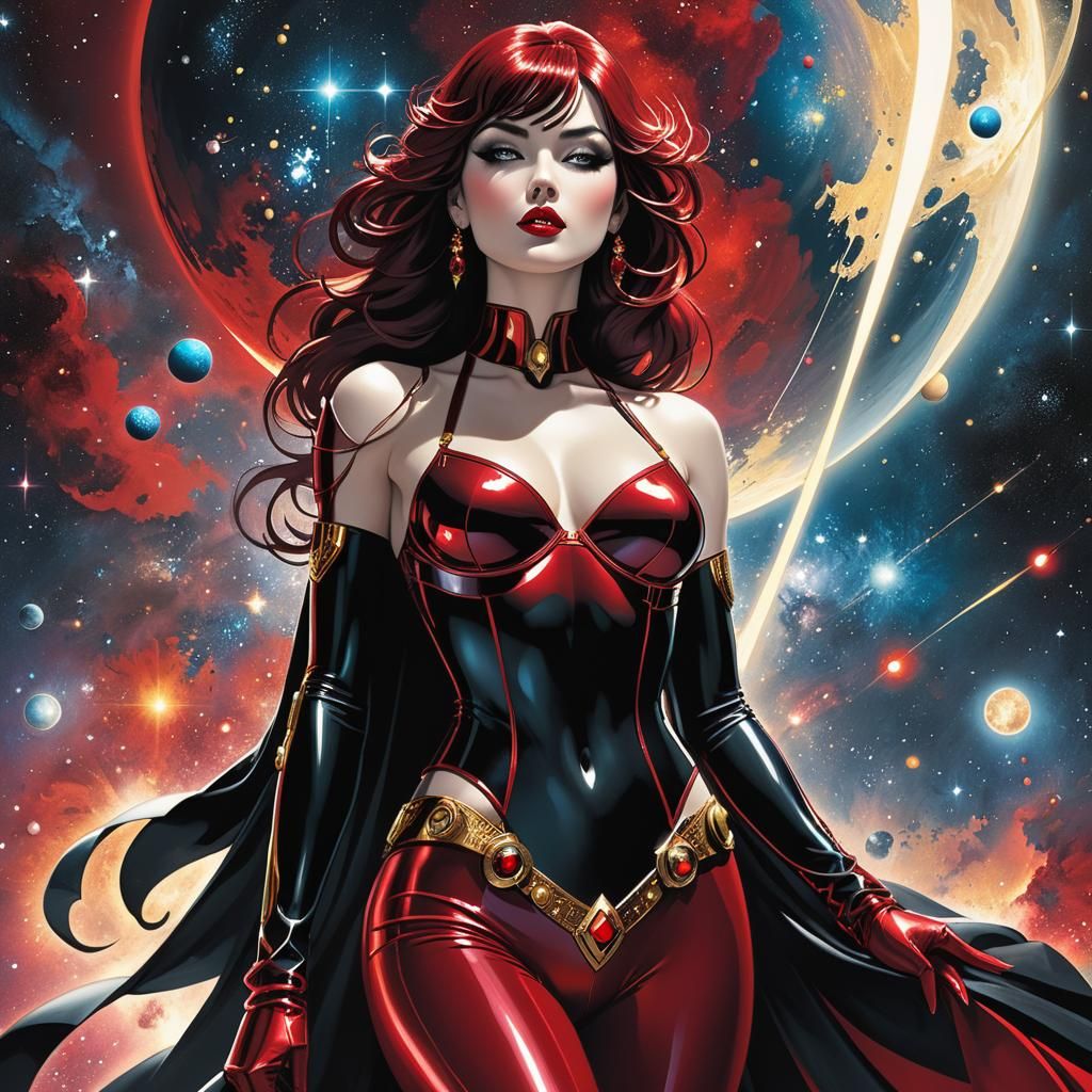 pretty heavy metal goddess ************ - AI Generated Artwork - NightCafe Creator