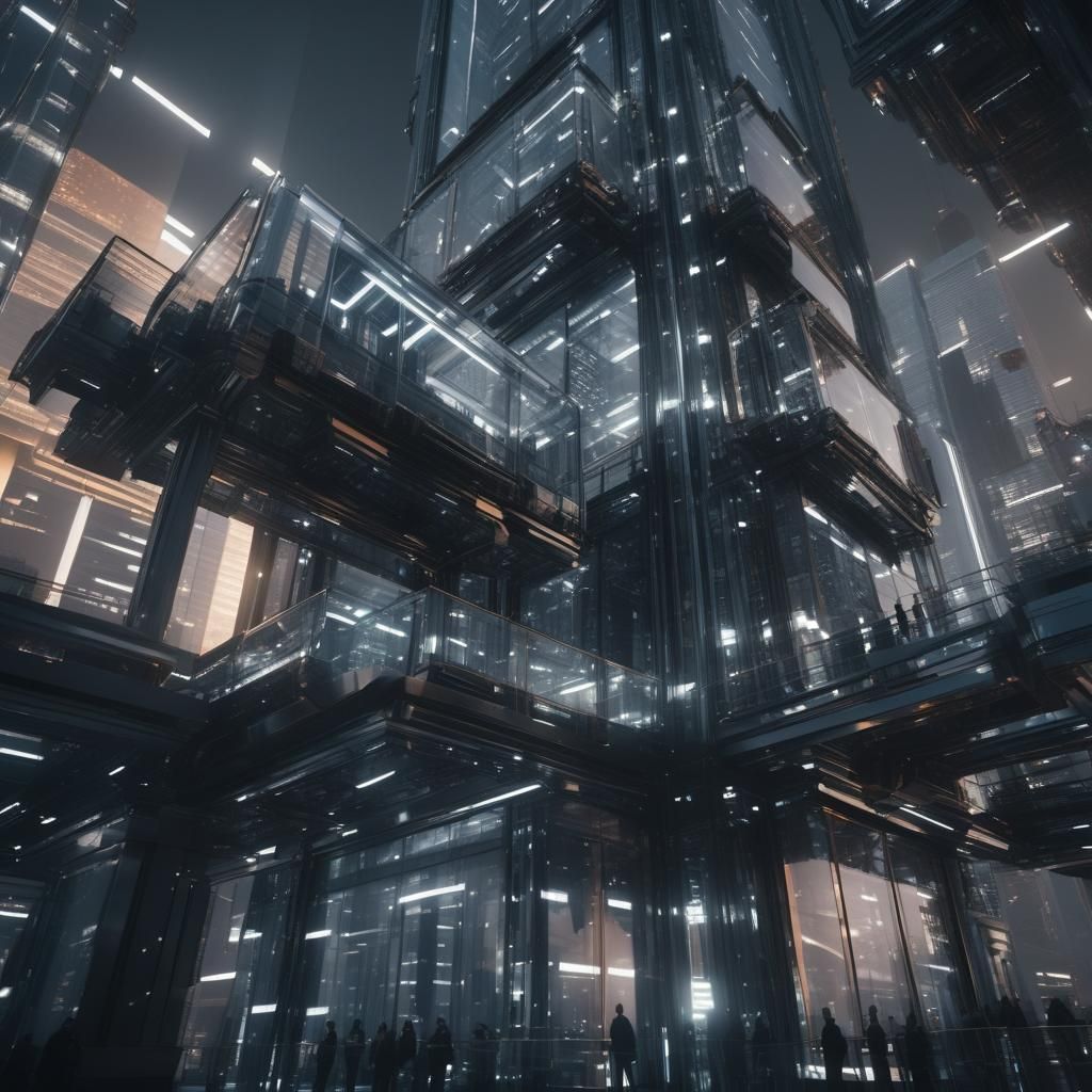 Metropolis Rising 29 - AI Generated Artwork - NightCafe Creator