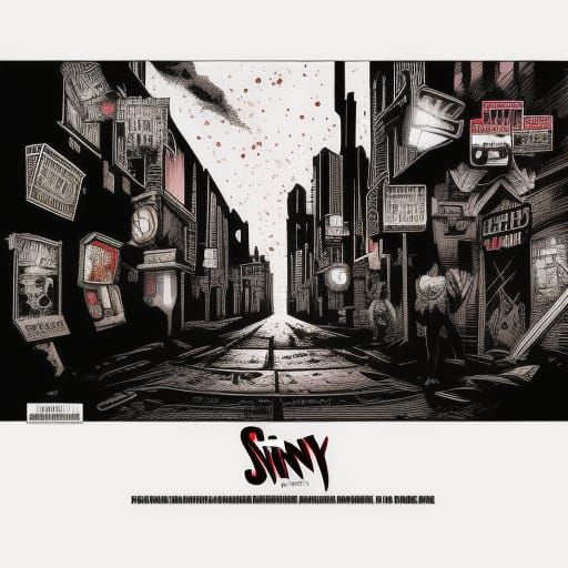 Sin City - AI Generated Artwork - NightCafe Creator