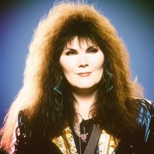 Ann Wilson of Heart in the 80s - AI Generated Artwork - NightCafe Creator