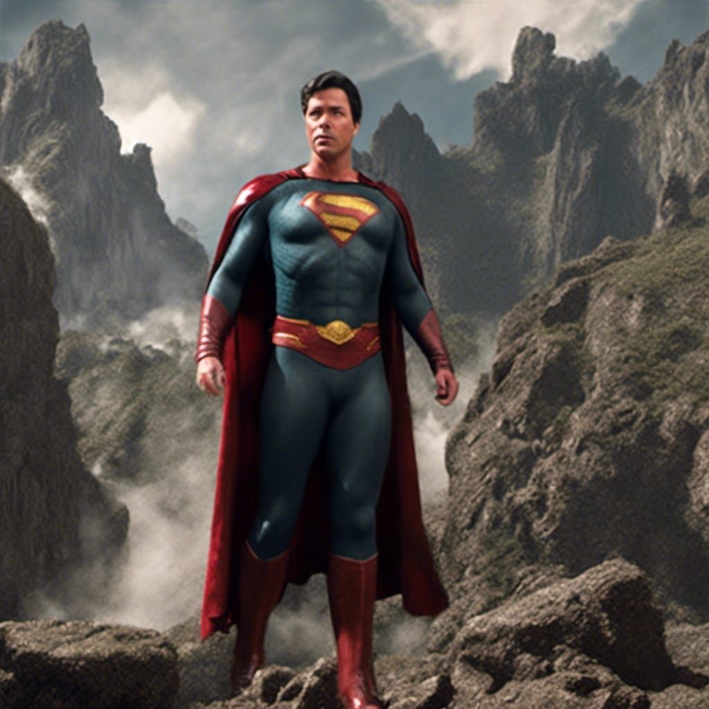 Superman- classic Cristopher Reeve style - AI Generated Artwork ...