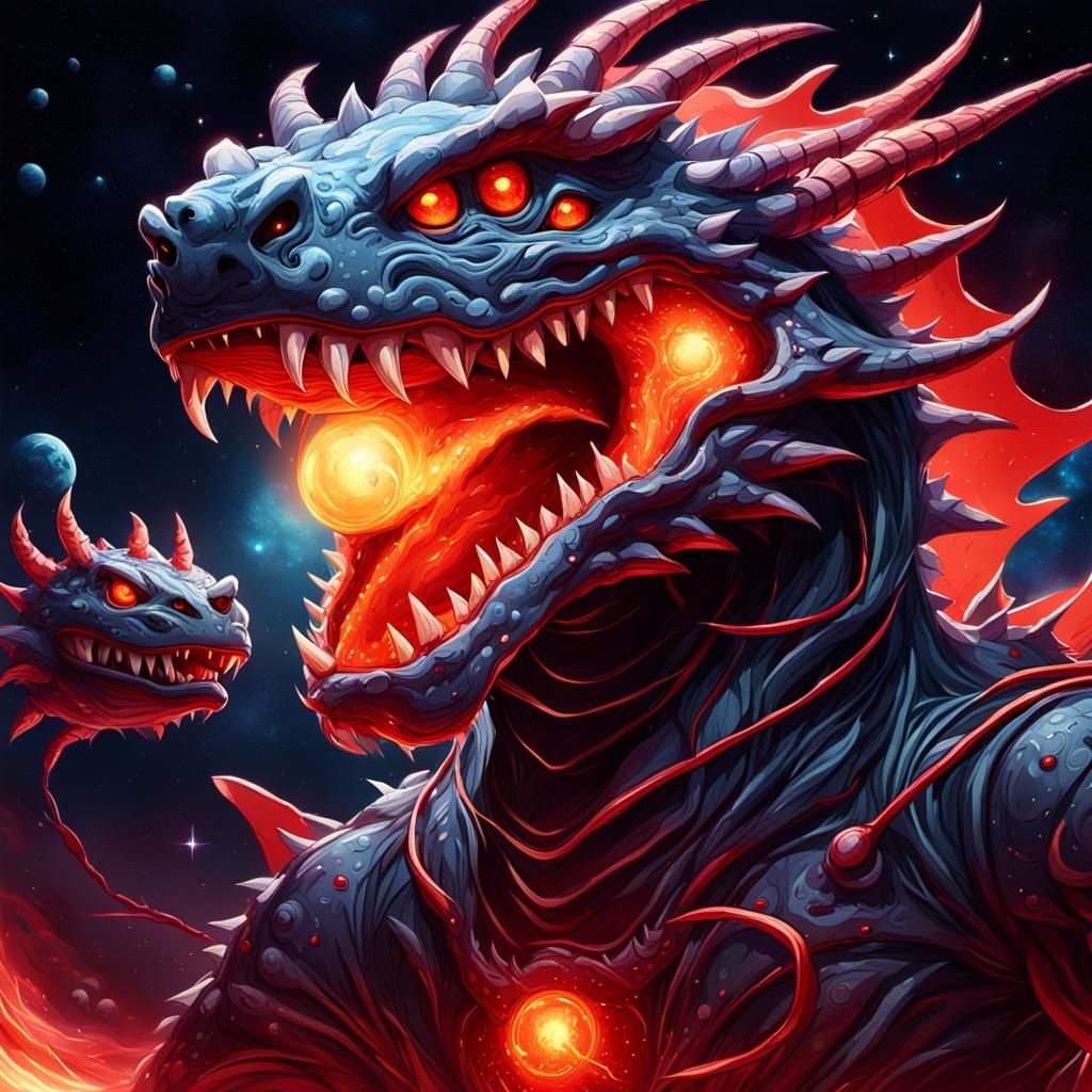 Space monster - AI Generated Artwork - NightCafe Creator