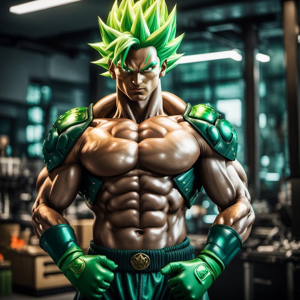 Legendary Super Saiyan Hero - AI Generated Artwork - NightCafe Creator