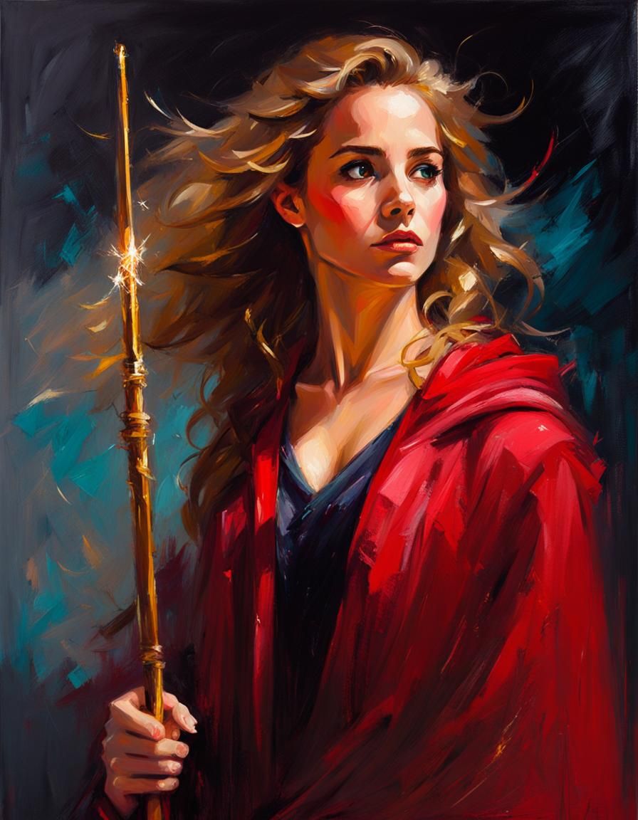 Grownup Hermione Granger - Minister for Elfish Rights - AI Generated ...