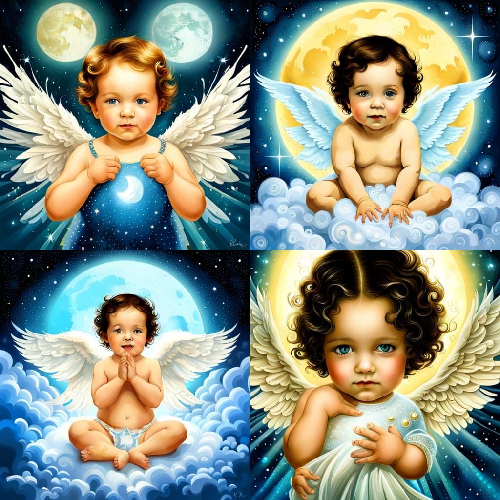 Little Angels - AI Generated Artwork - NightCafe Creator