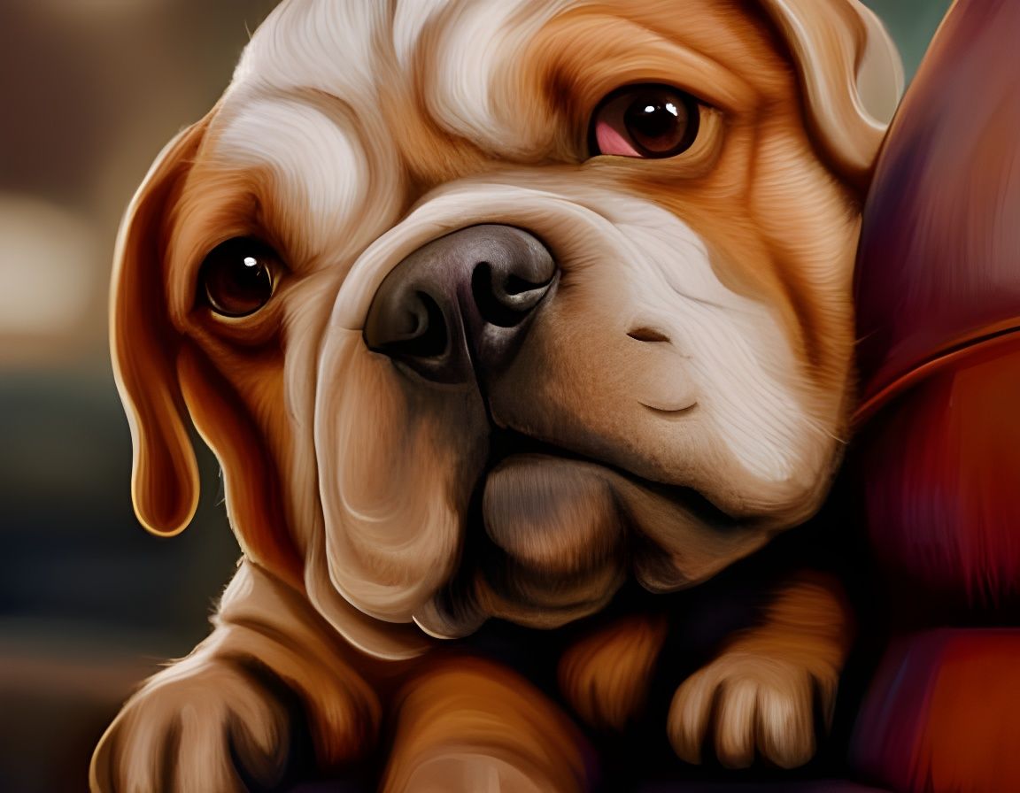 🐾Bull Dog Snarfle🐾 - AI Generated Artwork - NightCafe Creator