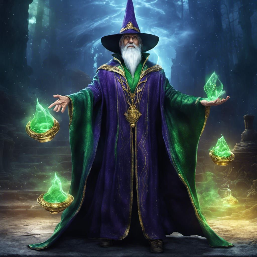 Merlin the magician - AI Generated Artwork - NightCafe Creator