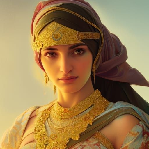 Arab princess - AI Generated Artwork - NightCafe Creator