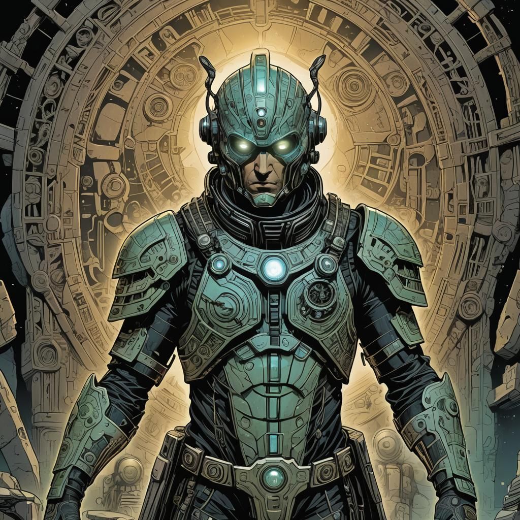 Ancient Alien Metamorphosis: Dr. Ben Fawsum Transf... - AI Art