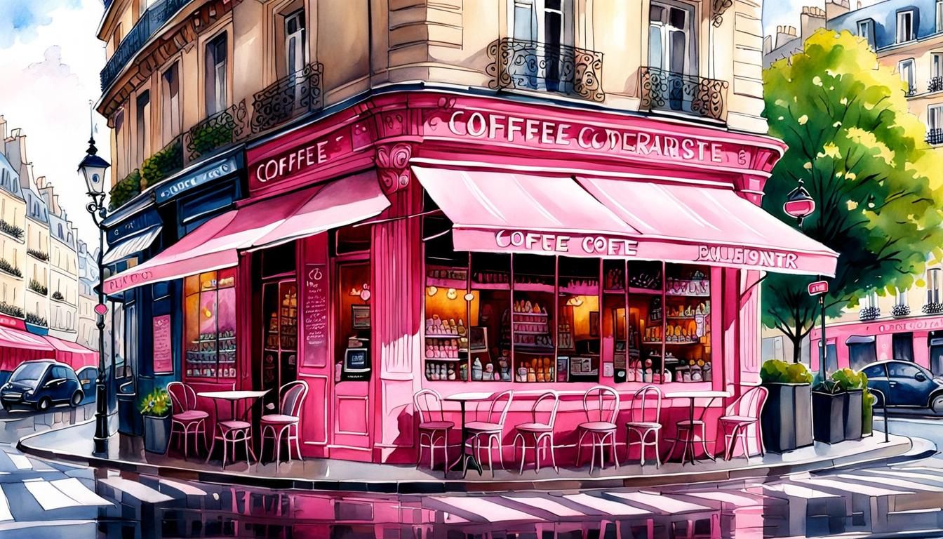 Coffee Shop - AI Generated Artwork - NightCafe Creator