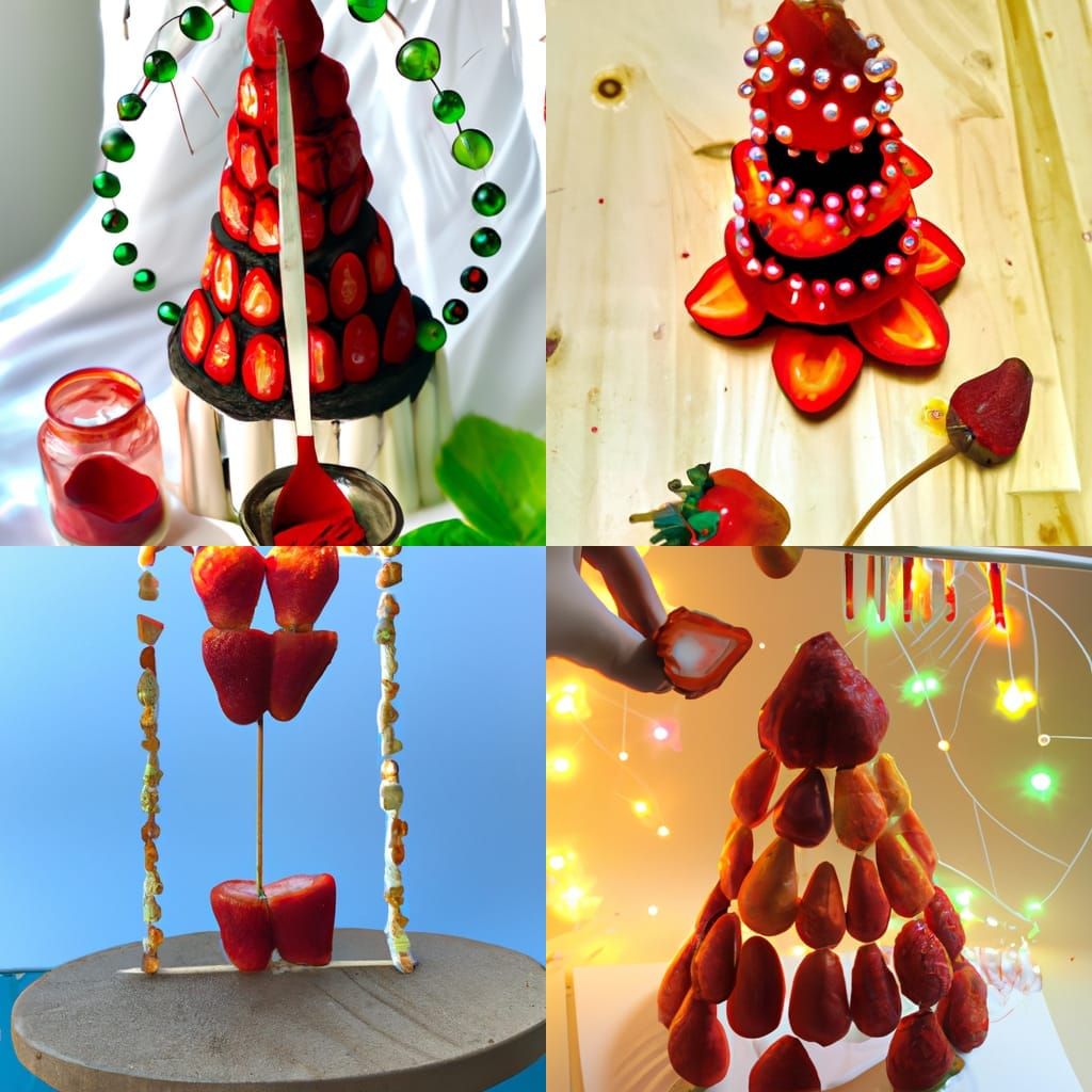 a magical construct made of strawberries - AI Generated Artwork ...