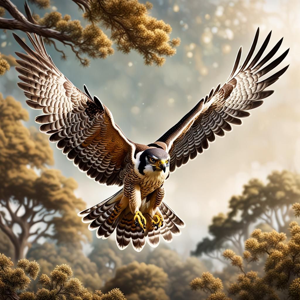Falcon - AI Generated Artwork - NightCafe Creator