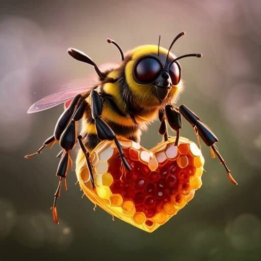 Bee - AI Generated Artwork - NightCafe Creator