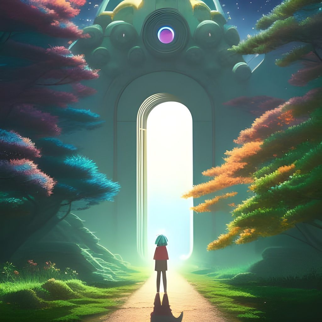 Cosmic Portal Awaits - AI Generated Artwork - NightCafe Creator