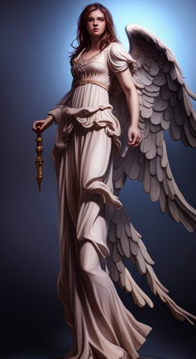 Very Tall Angel - AI Generated Artwork - NightCafe Creator