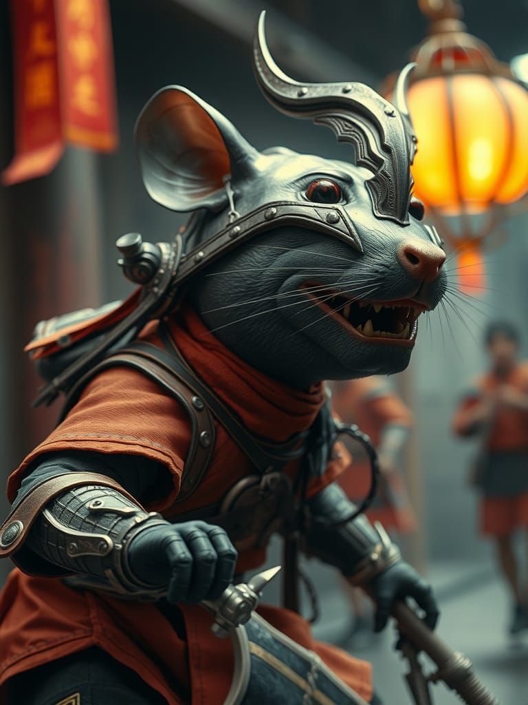 Metal Rat - AI Generated Artwork - NightCafe Creator