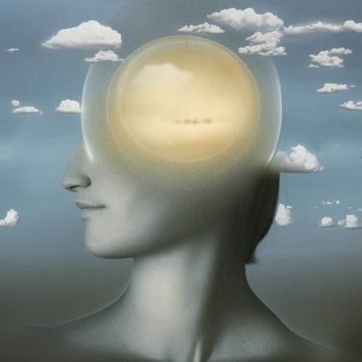 superimposition of head and tree/8k resolution concept art detailed ...