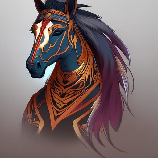 Horse - AI Generated Artwork - NightCafe Creator