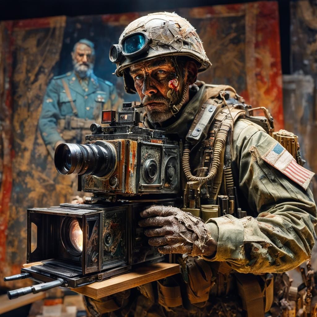 Portrait of War - AI Generated Artwork - NightCafe Creator