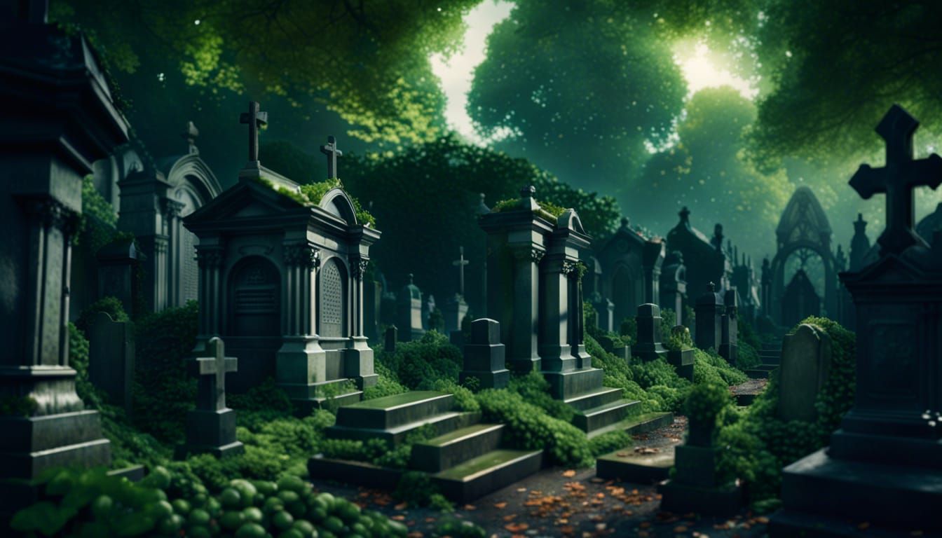 My Taphophile Dream Vacation - AI Generated Artwork - NightCafe Creator