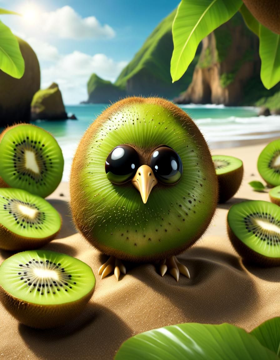 CHIBI Kiwi Kiwi - AI Generated Artwork - NightCafe Creator