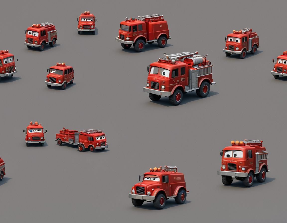 Brave fire engine character - AI Generated Artwork - NightCafe Creator