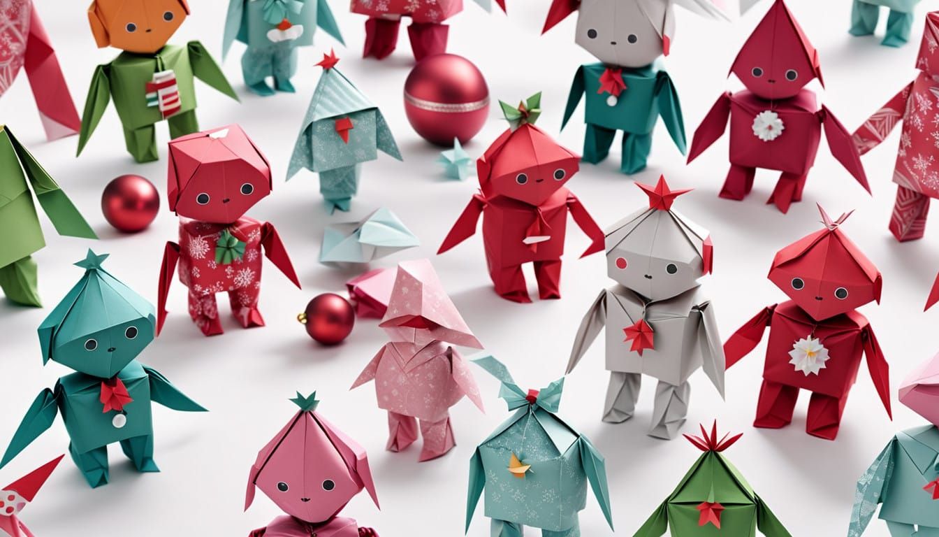 Origami Robots Art By Archangel Tara