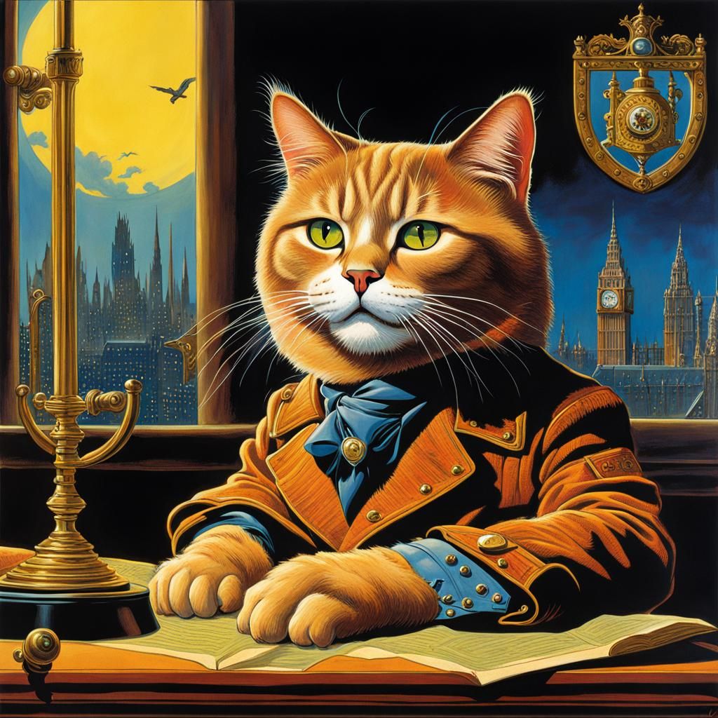 Macavity, The Napoleon Of Crime - AI Generated Artwork - NightCafe Creator