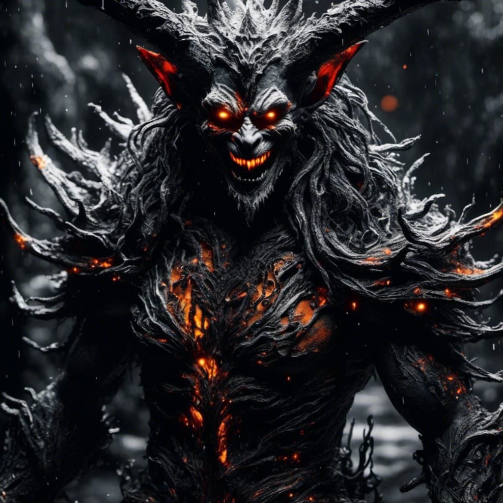 black white red orange yellow pink navy blue (wicked grinning fae man ...