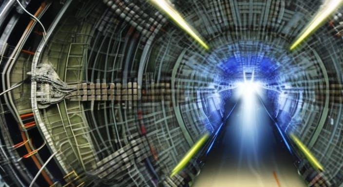 The Particle Accelerator at CERN opened a portal to another dimension ...