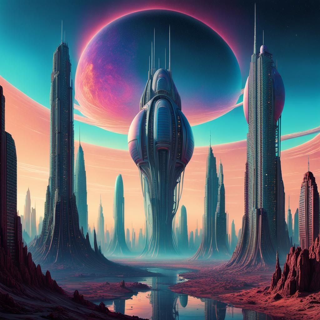 alien world - AI Generated Artwork - NightCafe Creator