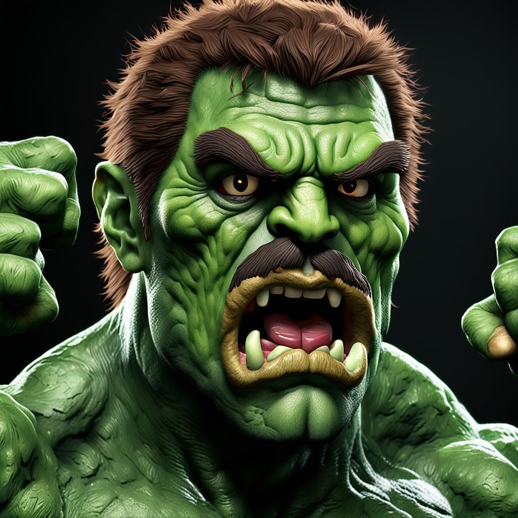 Call Him The Fury Green Goblin - AI Generated Artwork - NightCafe Creator