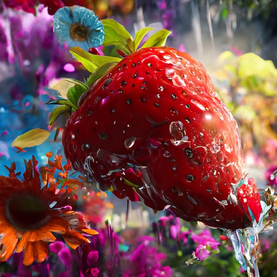 Strawberry Ballade - AI Generated Artwork - NightCafe Creator